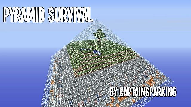 Pyramid Survival Minecraft Map