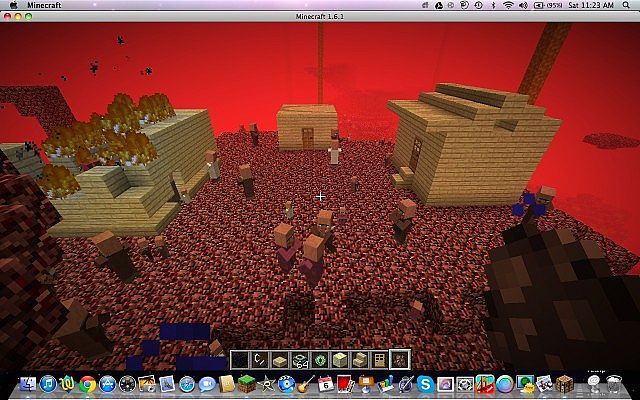 Nether NPC Village Minecraft Map