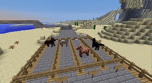 Horse Race! Minecraft Map