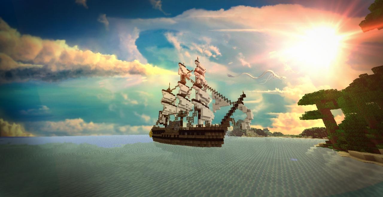 18th Century Ship (First Go) Minecraft Map