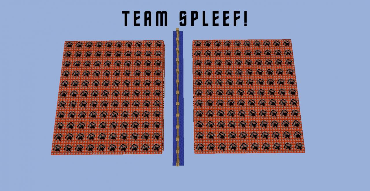 Team Spleef Mini-Game Minecraft Map