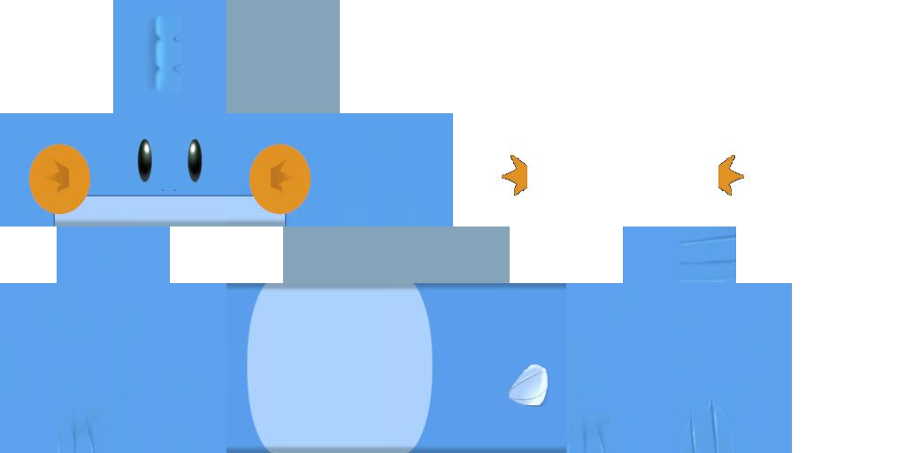 Mudkip HD skin Minecraft Blog