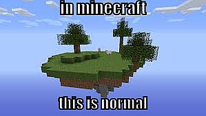 THE island of survival Minecraft Map