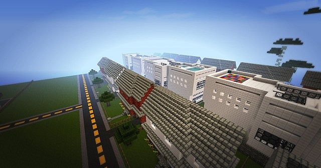 Suburban Neighborhood Minecraft Map