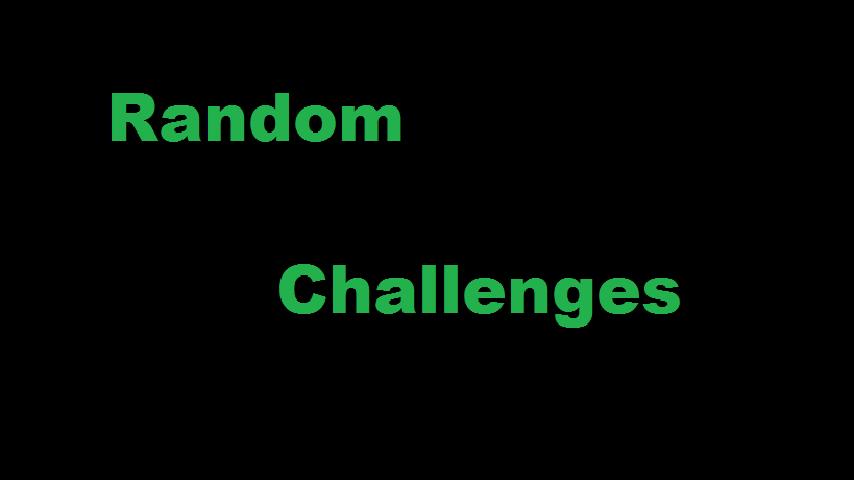Random Challenges [Parkour/Puzzle] Minecraft Map