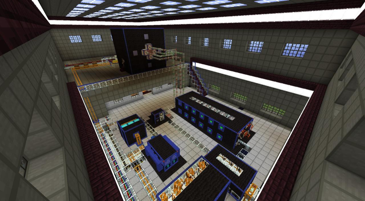 [1.2.5 DNS Techpack] Detailed PRO nuclear power plant v1 Minecraft Map