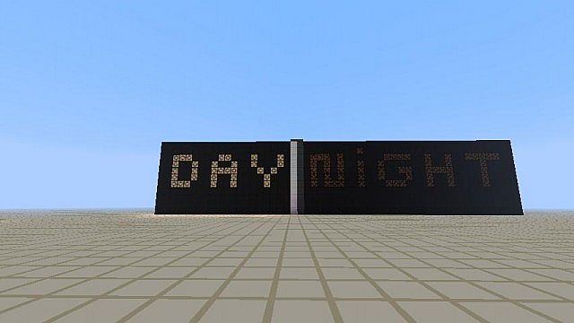 Day-Night Clock Minecraft Map