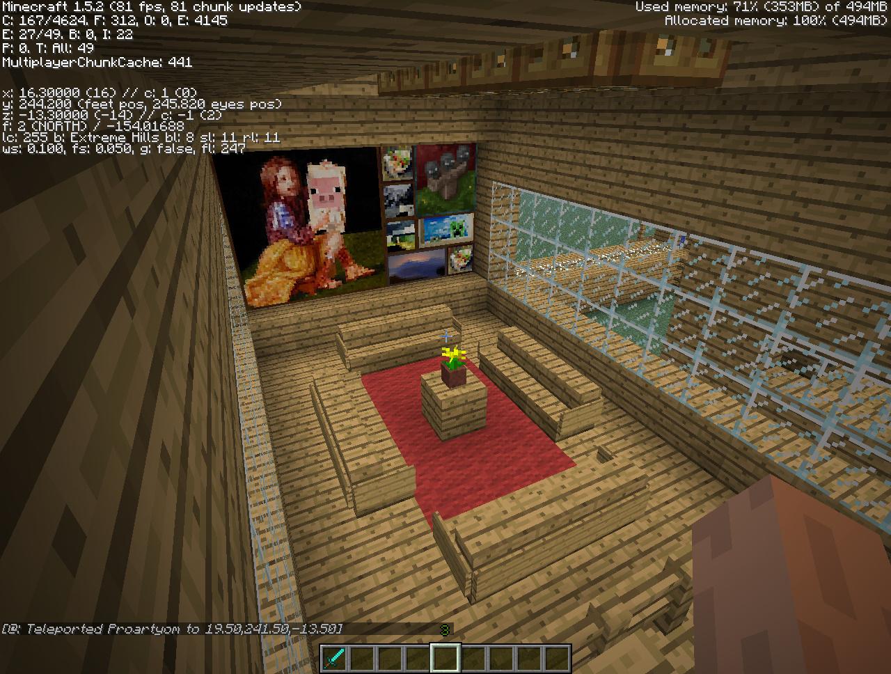 Home(house) of command blocks Minecraft Map