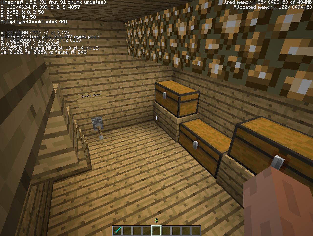 Home(house) of command blocks Minecraft Map