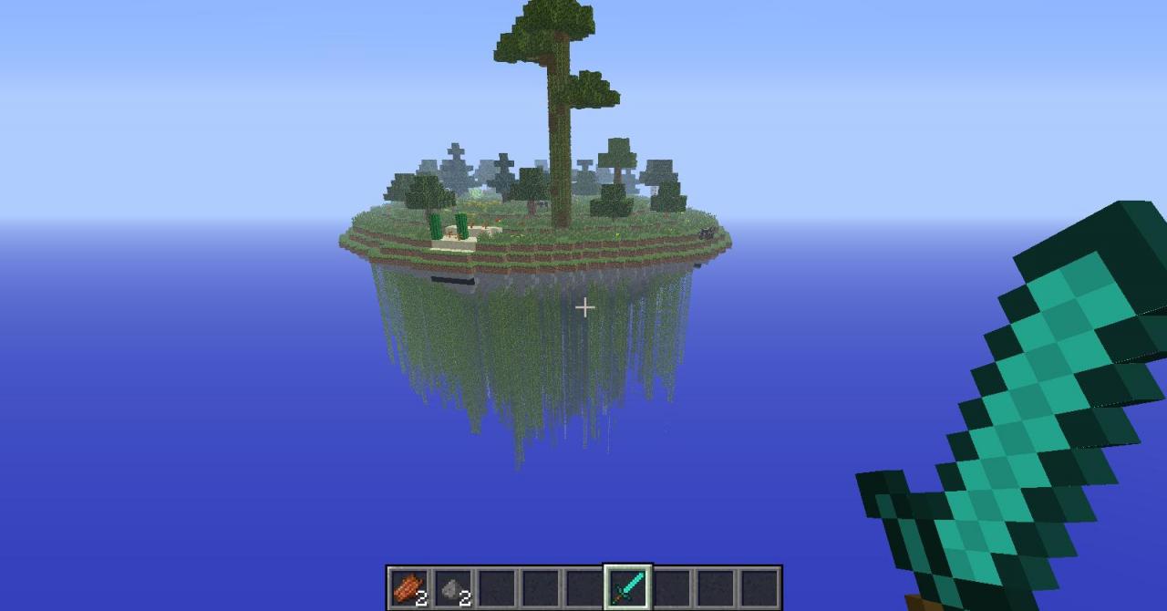 Sky island Adventure Minecraft Map