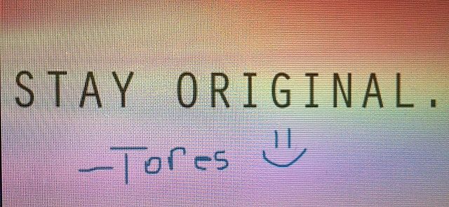 Stay Original with your skins.