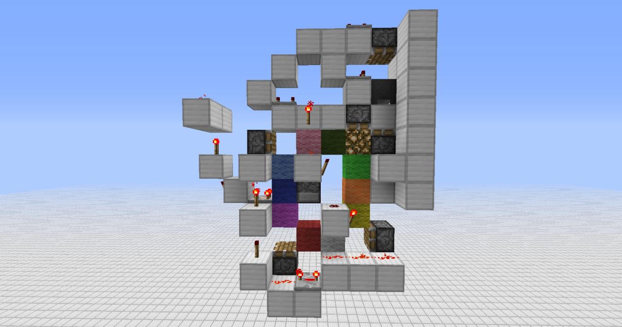 Stackable Color Combo Lock v2 Minecraft Map