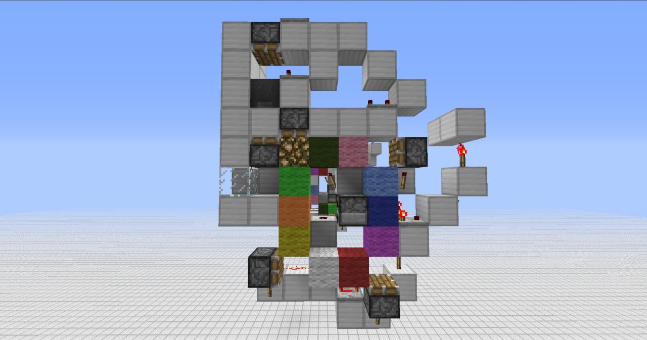 Stackable Color Combo Lock v2 Minecraft Map