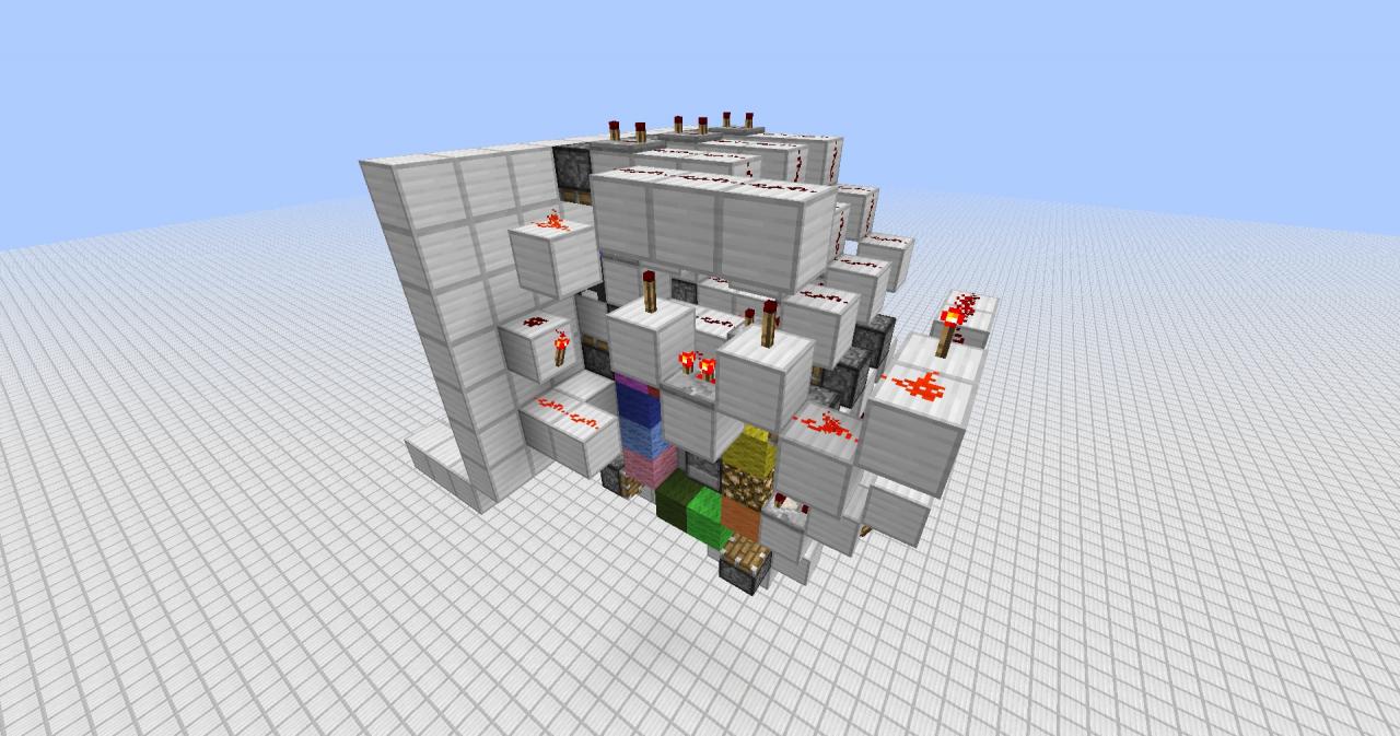 Stackable Color Combo Lock v2 Minecraft Map