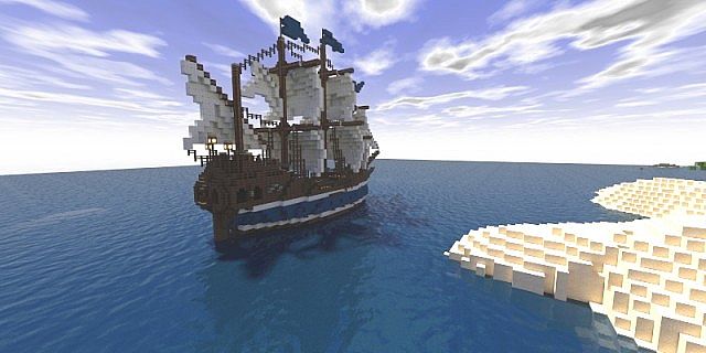 Royal Navy Frigate Minecraft Map