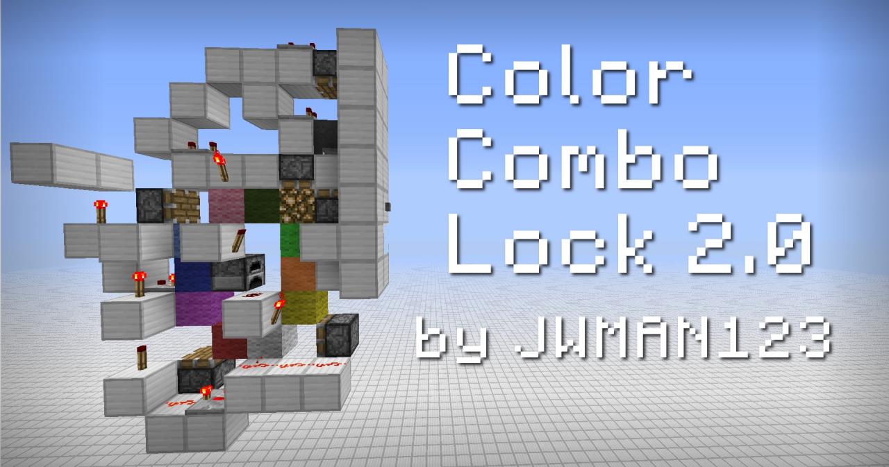 Stackable Color Combo Lock v2 Minecraft Map