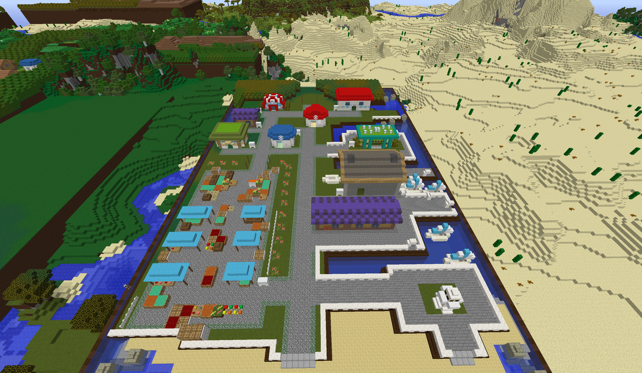 Pokémon Emerald Hoenn Region (20%) Minecraft Map