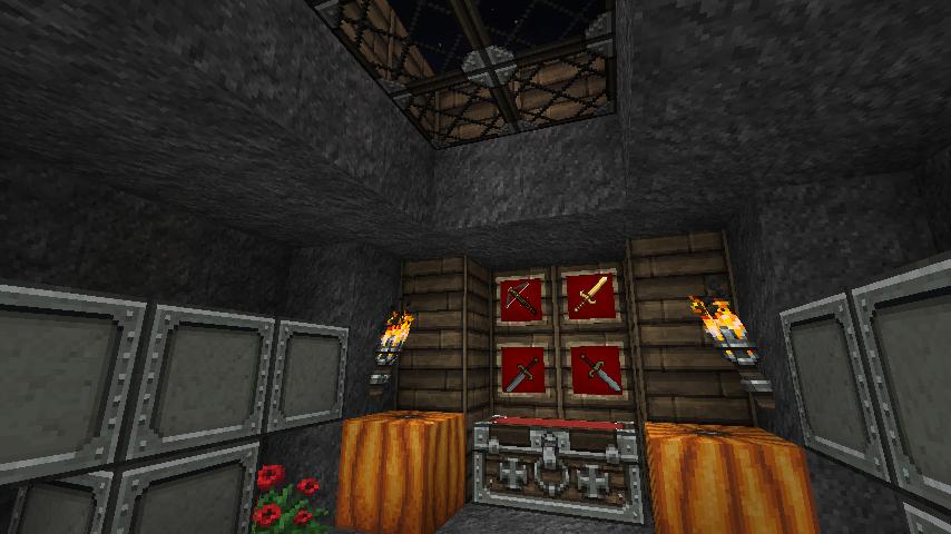 Underground Hall-Styled Survival Base: "Market" - 1.6.2 Minecraft Map