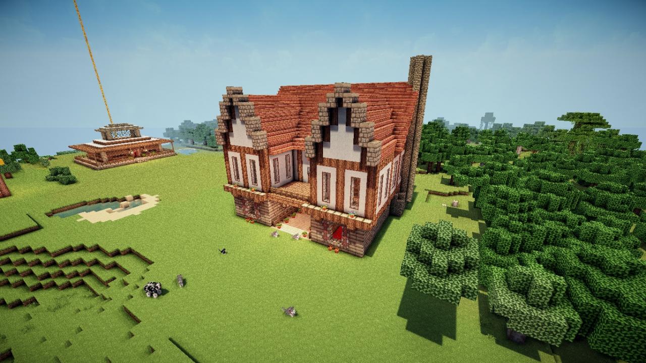 Tudor Style Mansion Minecraft Map