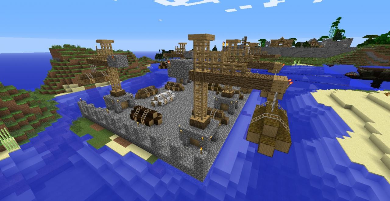sea port Minecraft Map