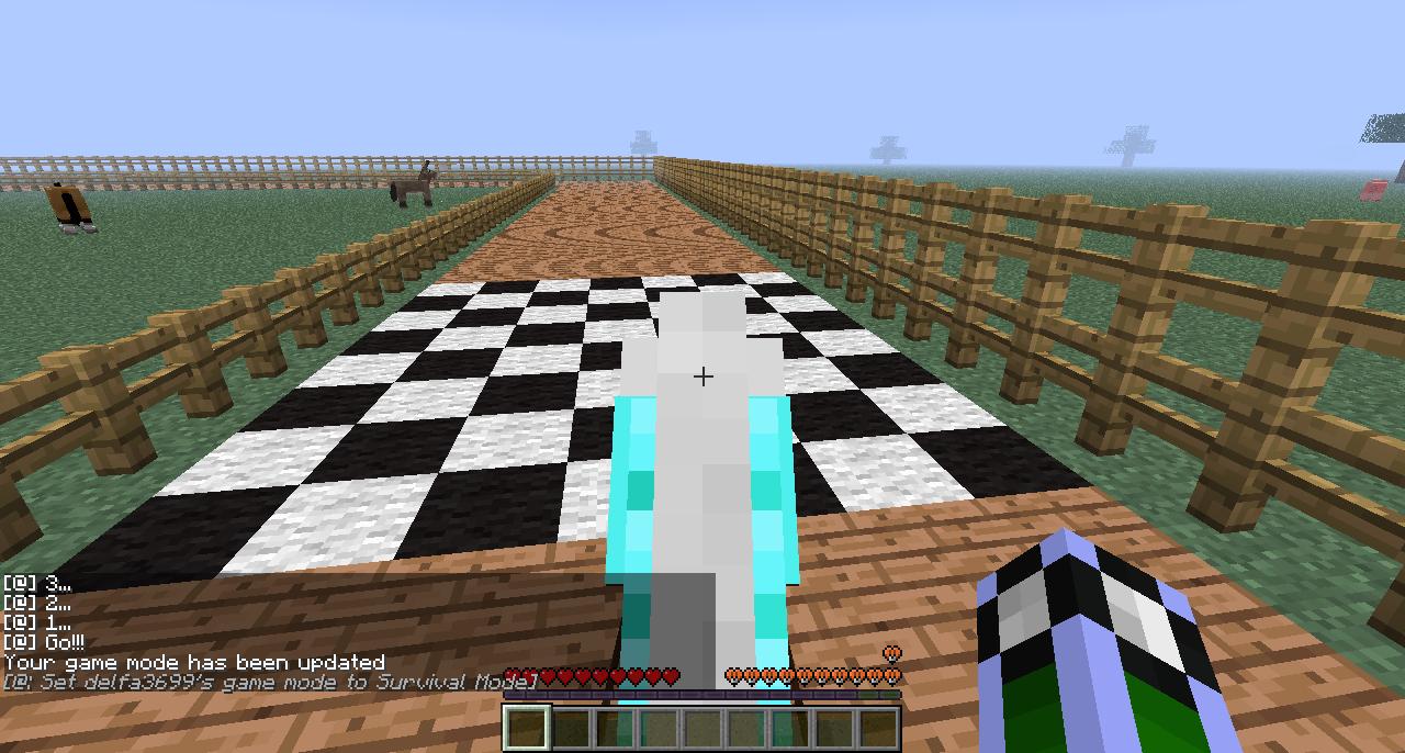 Horse racing track Minecraft Map