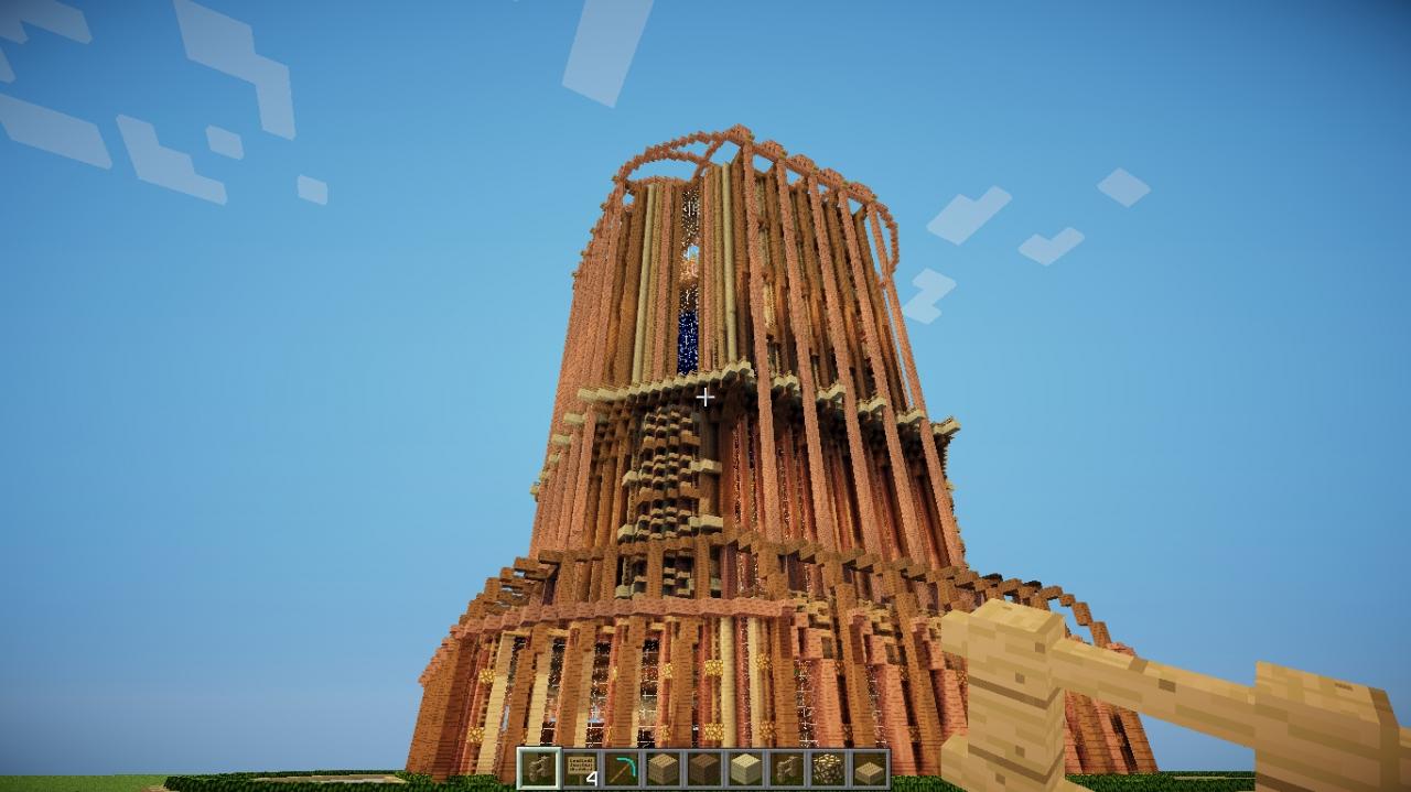 Minecraft Wood Tower [PMC Server Spawn Contest] Minecraft Map