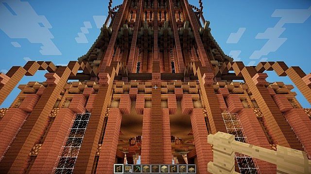 Minecraft Wood Tower [PMC Server Spawn Contest] Minecraft Map