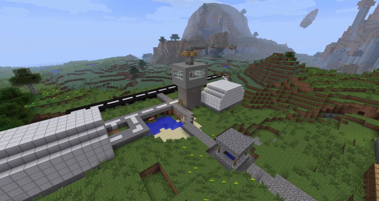 Airport for flans/planes mod Minecraft Map