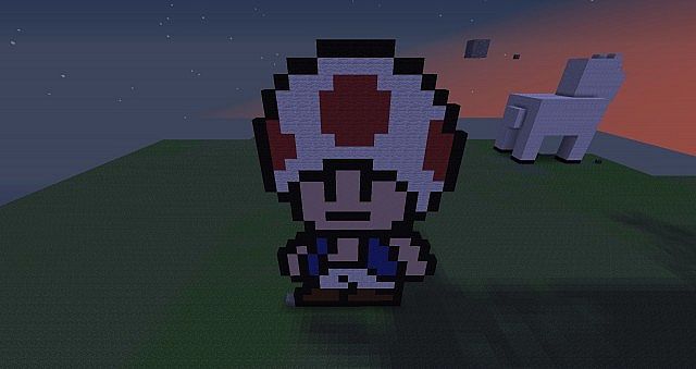 toad pixel Minecraft Map