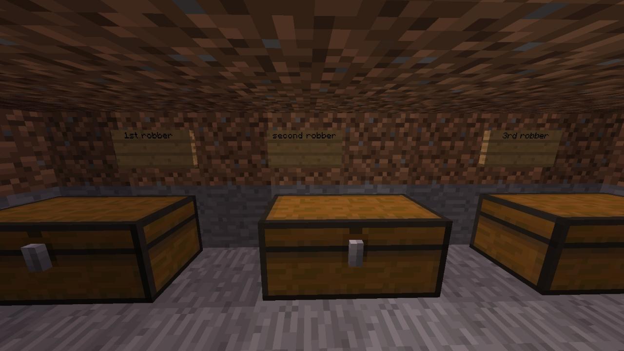 bank robbers vs cops Minecraft Map