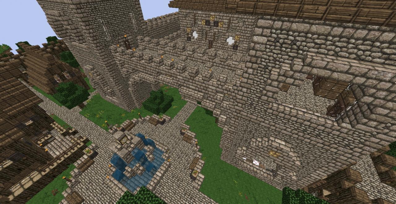 Medieval City Spawn [PMC Spawn Contest] Minecraft Map