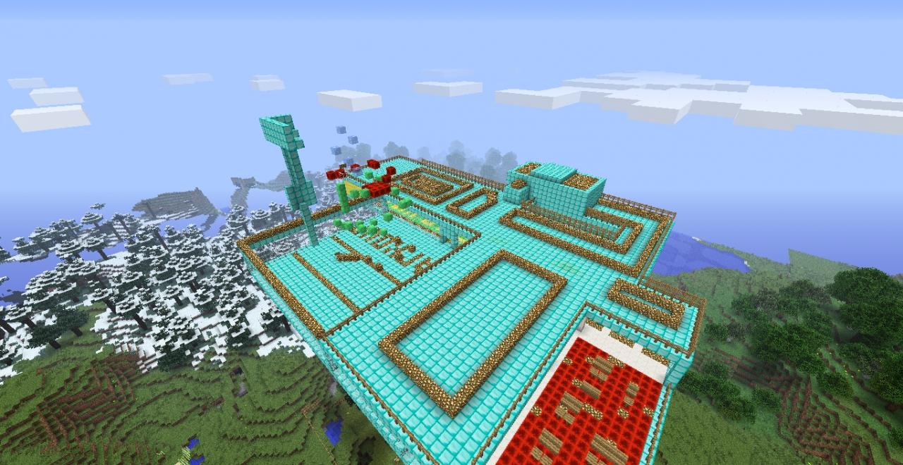 Overlook themed Spawn Minecraft Map