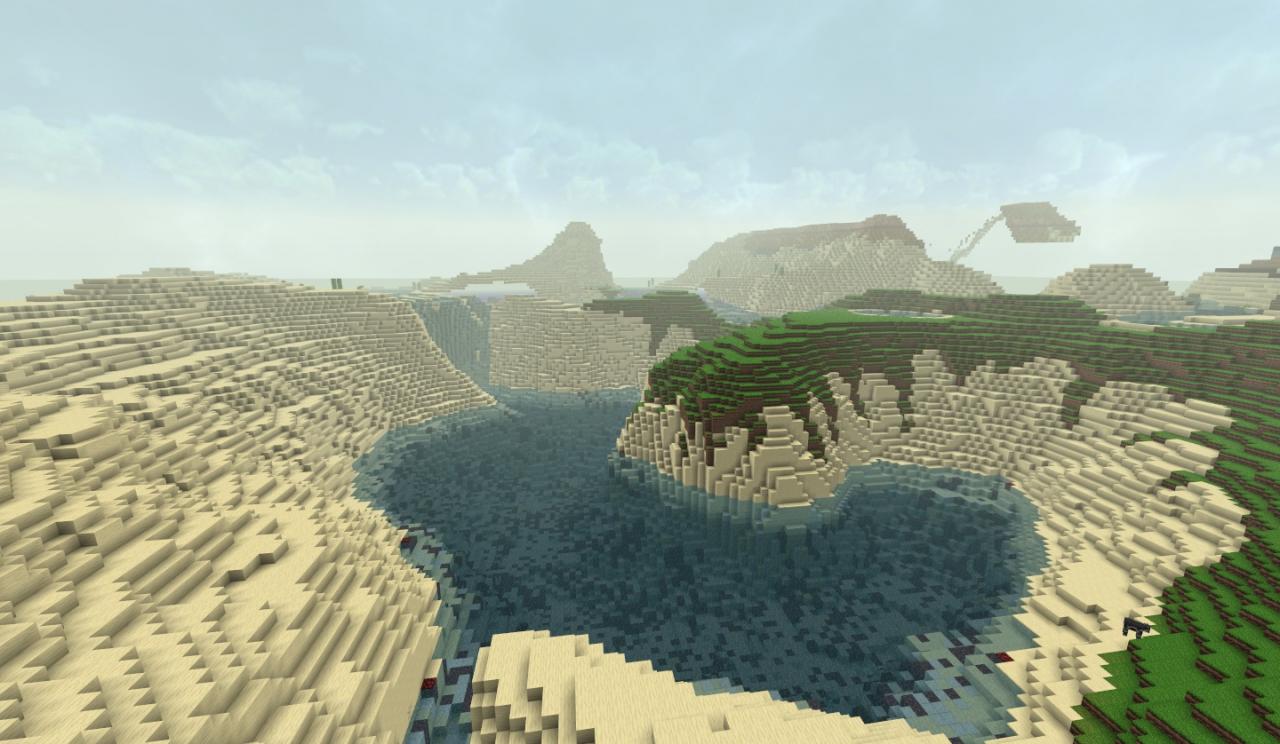 Custom Terrain: Panaeus Desert Minecraft Map