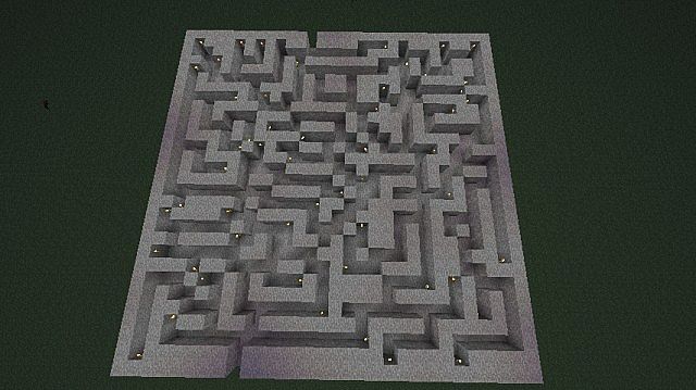 Stone maze Minecraft Map