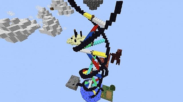 Double Helix Minecraft Map
