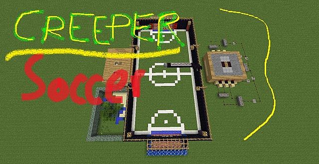 Creeper Soccer Minigame Minecraft Map