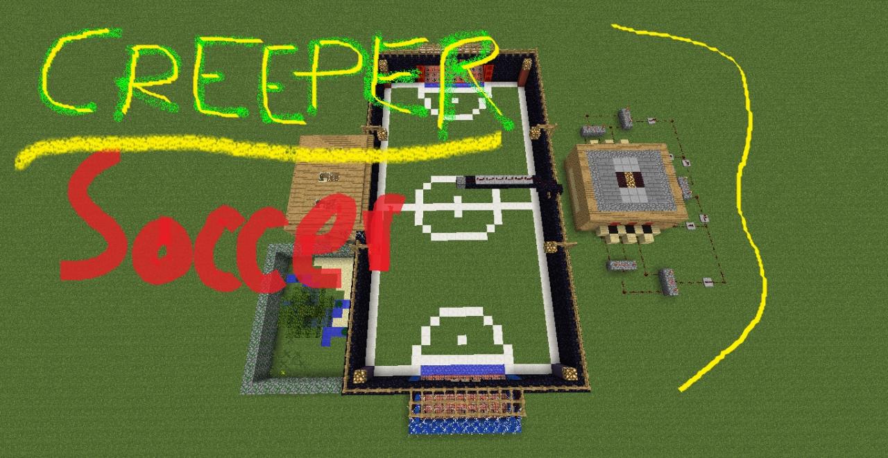 Creeper Soccer Minigame Minecraft Map