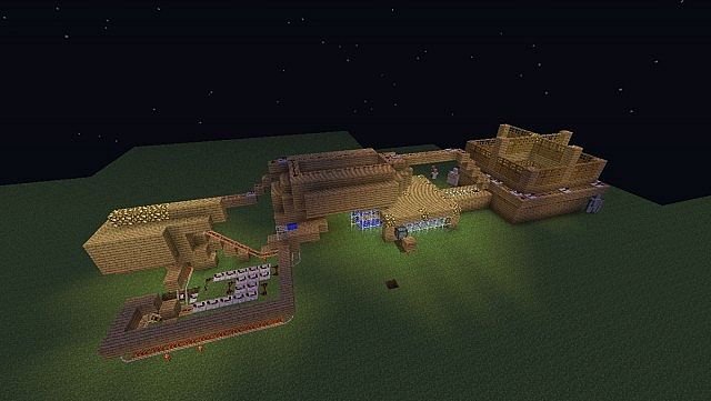 Semi Automatic Villager farm Minecraft Map