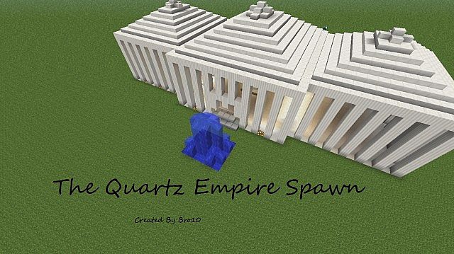 The Quartz Roman Empire Spawn|PMC Server Spawn Contest Entree Minecraft Map