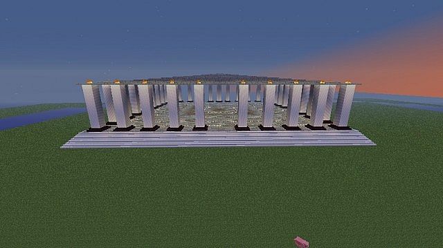 A Server Spawn Temple Minecraft Map