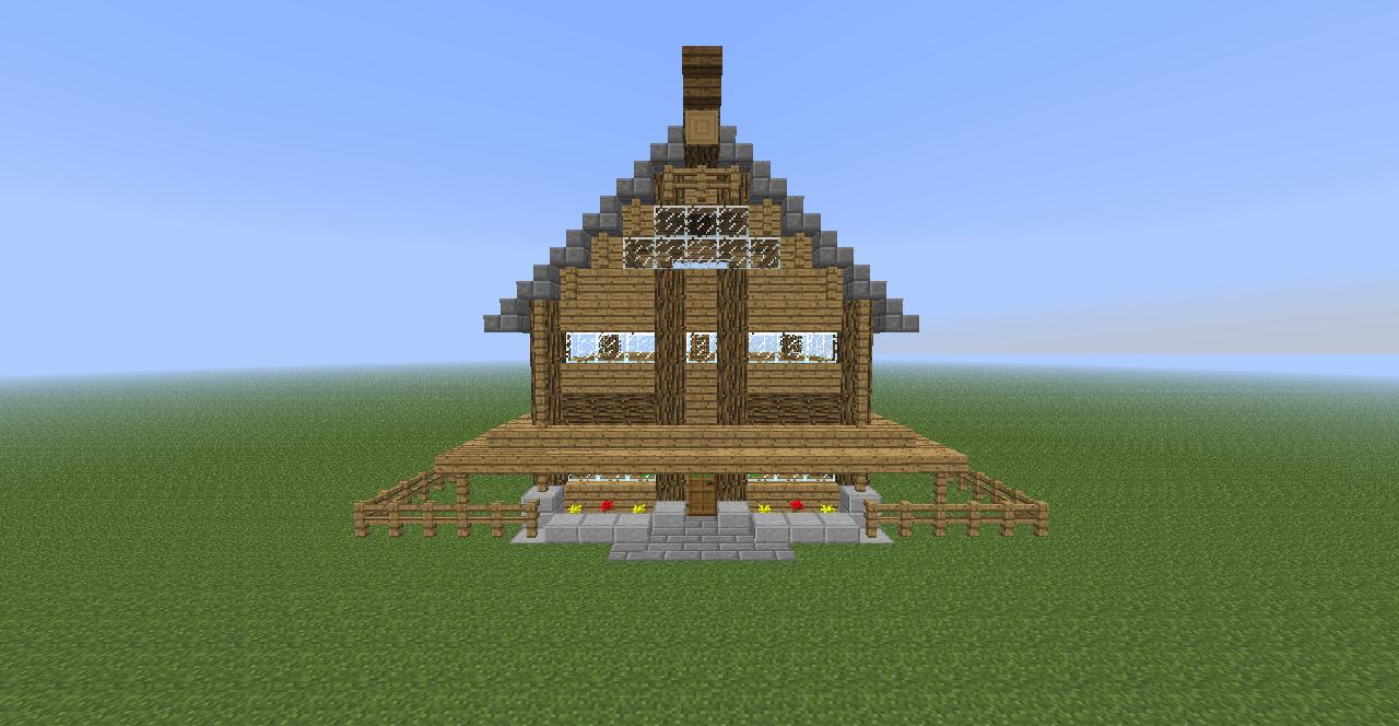 Large Starter House [Schematic] Minecraft Map
