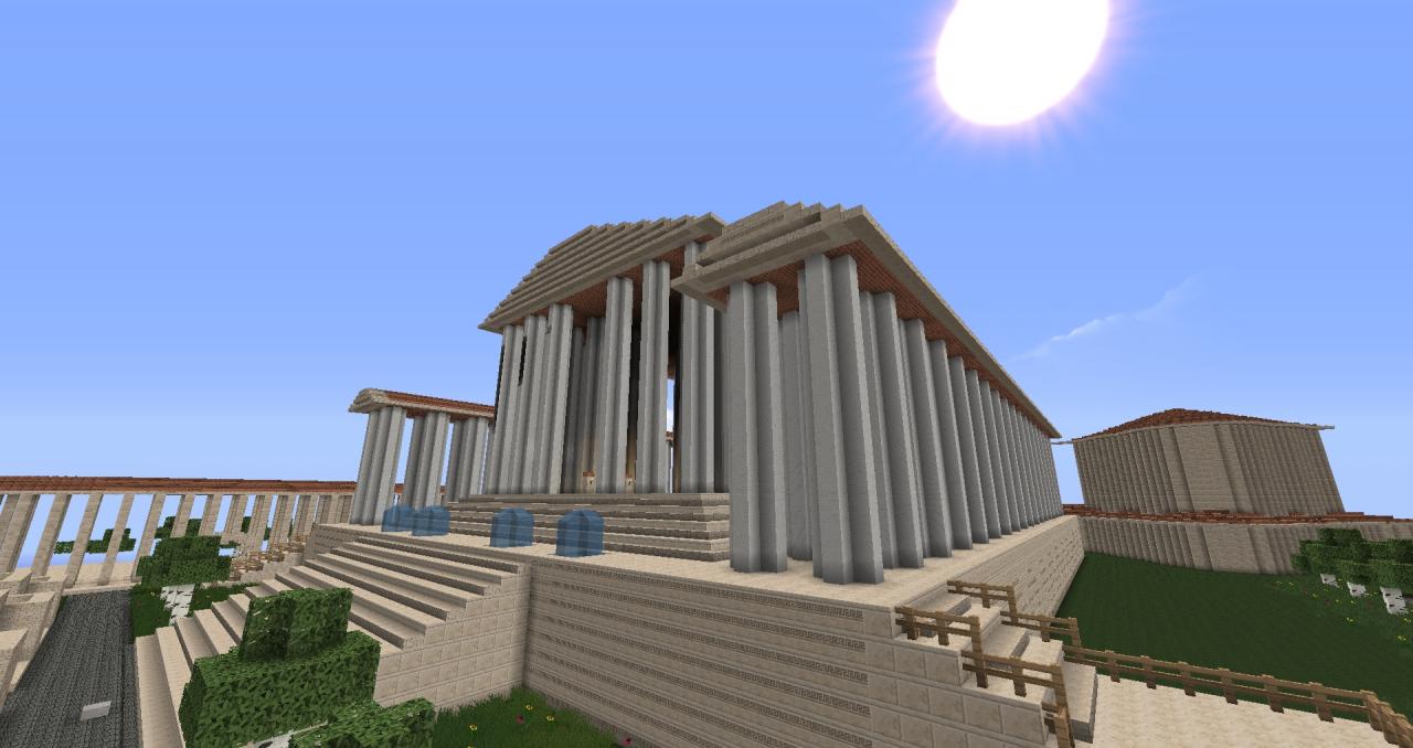 Roman Temple Minecraft Map