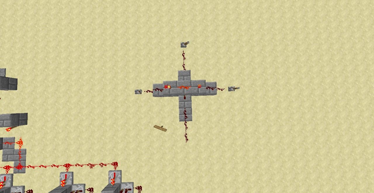 compact 3 way AND gate Minecraft Map