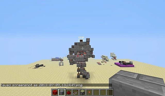 Redstone robot Minecraft Map