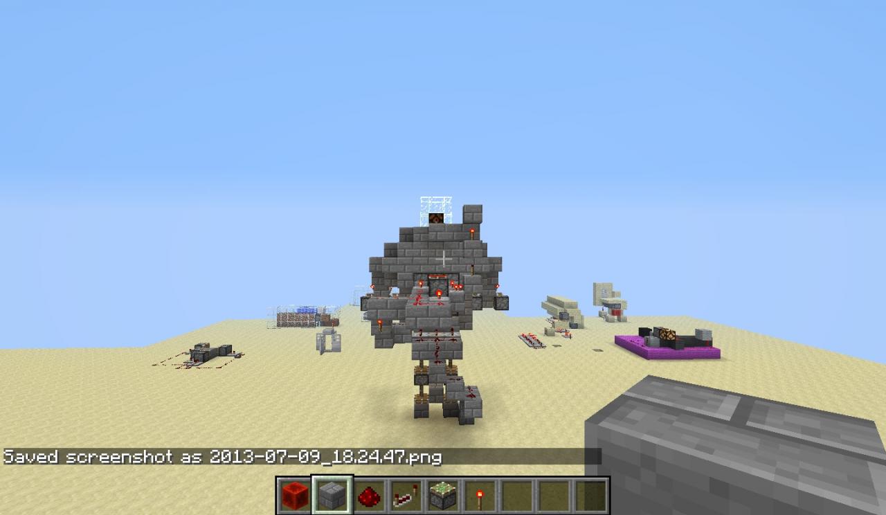 Redstone robot Minecraft Map