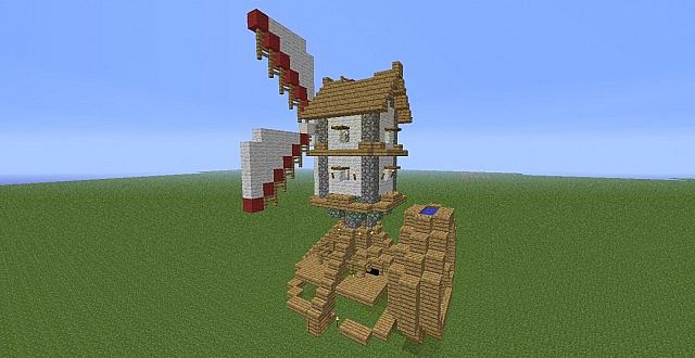 Windmill | Moinho de vento Minecraft Map