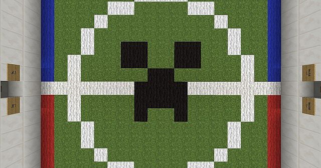 Creeper Soccer mini-game Minecraft Map