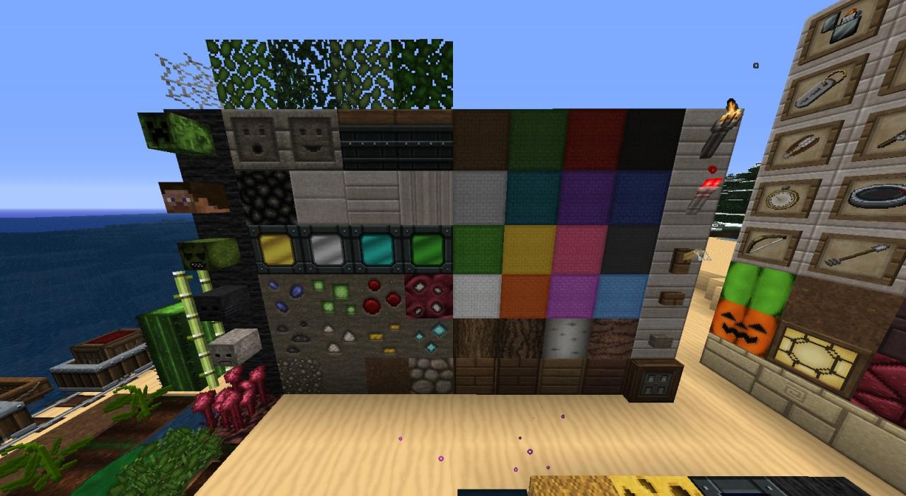 Resource Pack Viewer - Setup Blocks - Good for Reviews! Minecraft Map