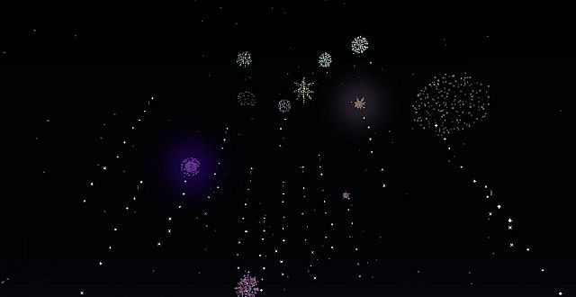 Firework show Minecraft Map