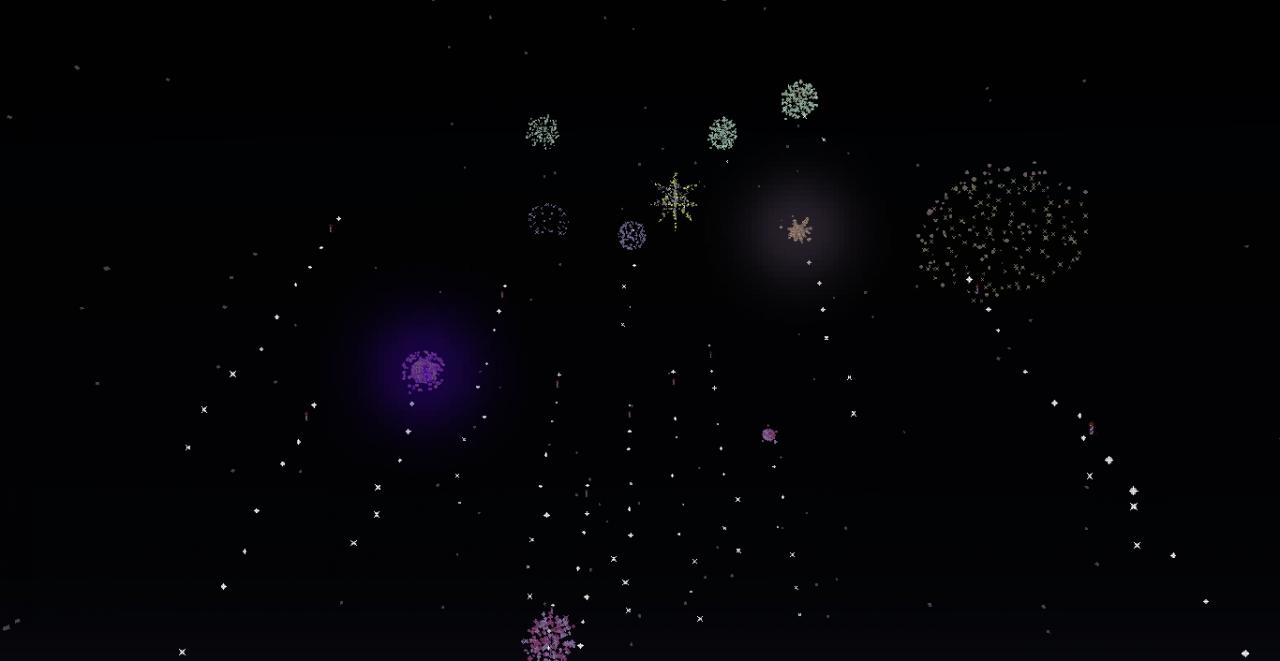 Firework show Minecraft Map